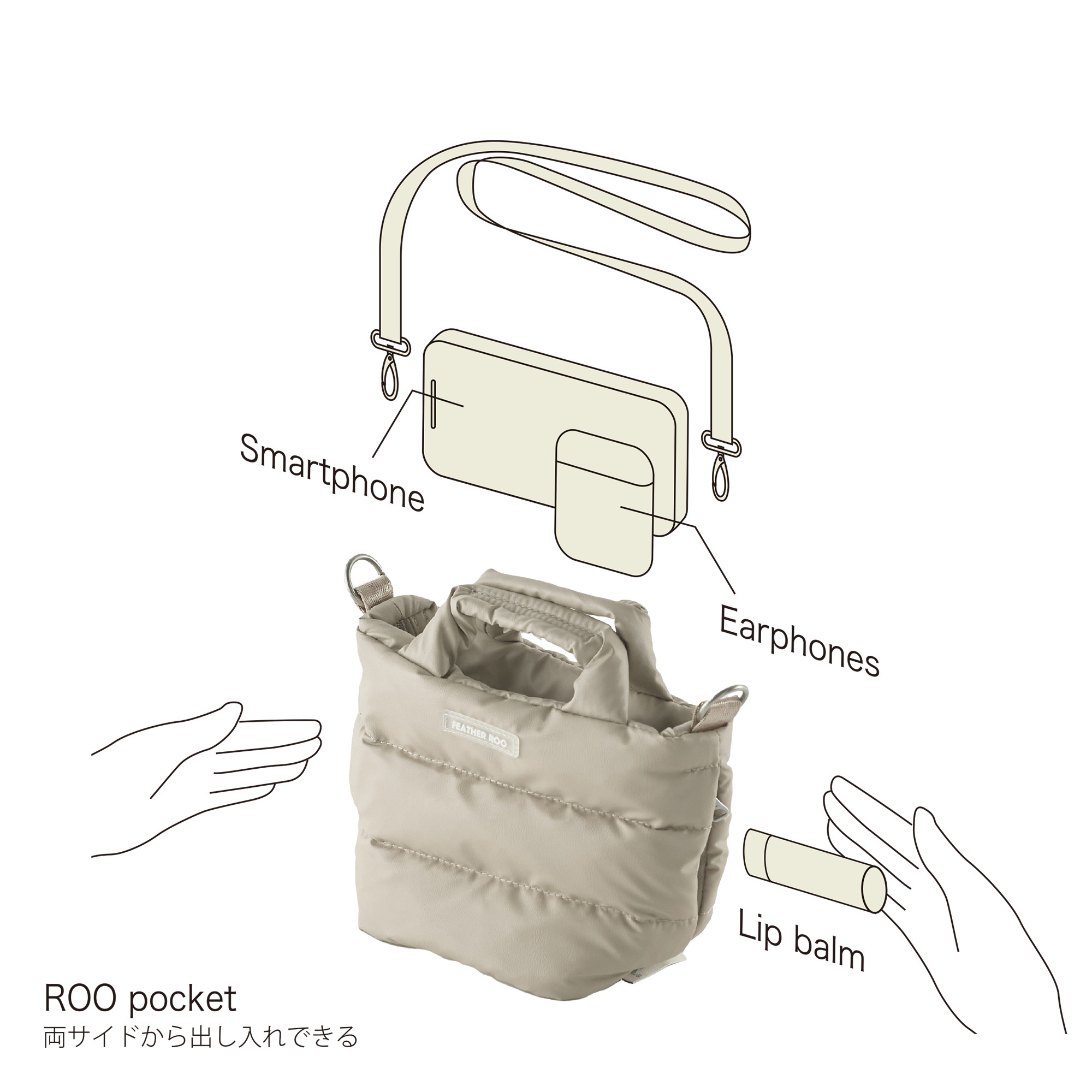 羽毛で叶える、弾む軽さとやわらかさ。―FEATHER ROO― | ROOTOTE(ルートート)